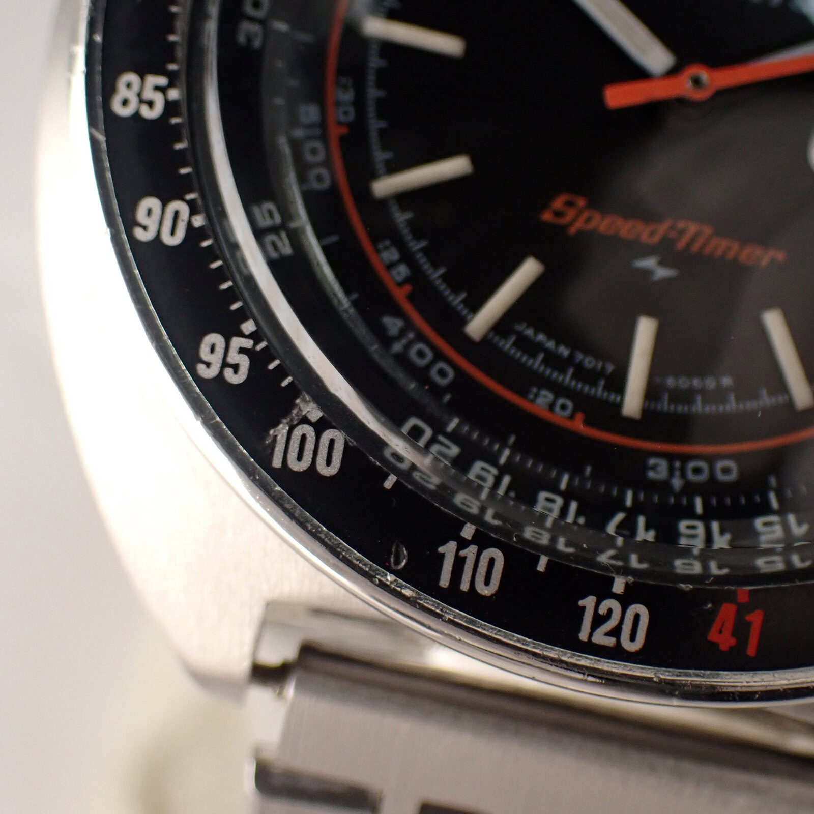 SEIKO Speed Timer Chronograph セイコー スピードタイマー ラリーメーター 7017-6050 Cal.7017A ...
